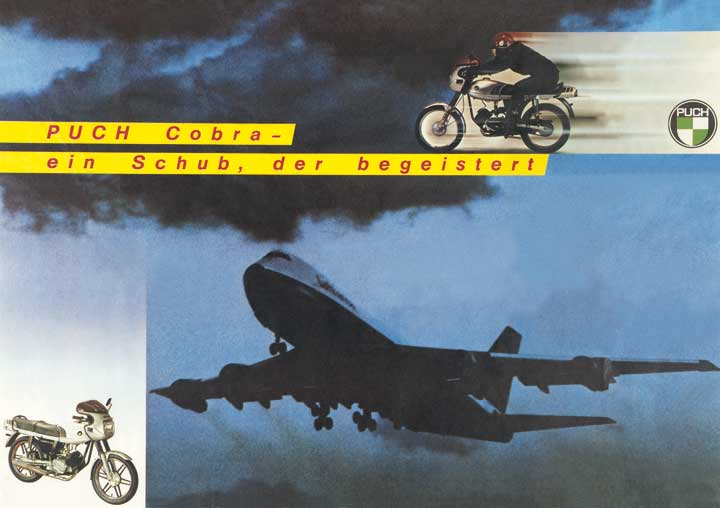 PUCH WIESER: Shop - Shop Farbposter Puch Cobra (ca. 70x50 cm)
