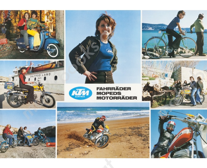 PUCH WIESER: Shop - Shop Poster - KTM Motorräder, Mopeds, Fahrräder (ca. 50 x 70 cm)