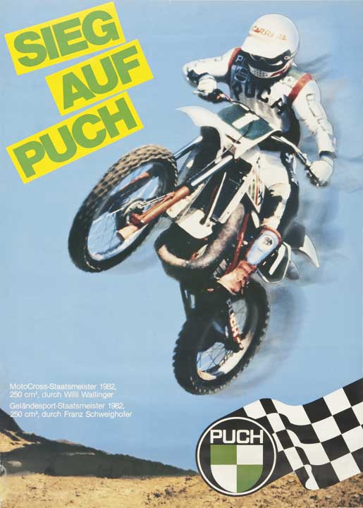 PUCH WIESER: Shop - Shop Poster Puch Moto Cross (ca. 50x70 cm)