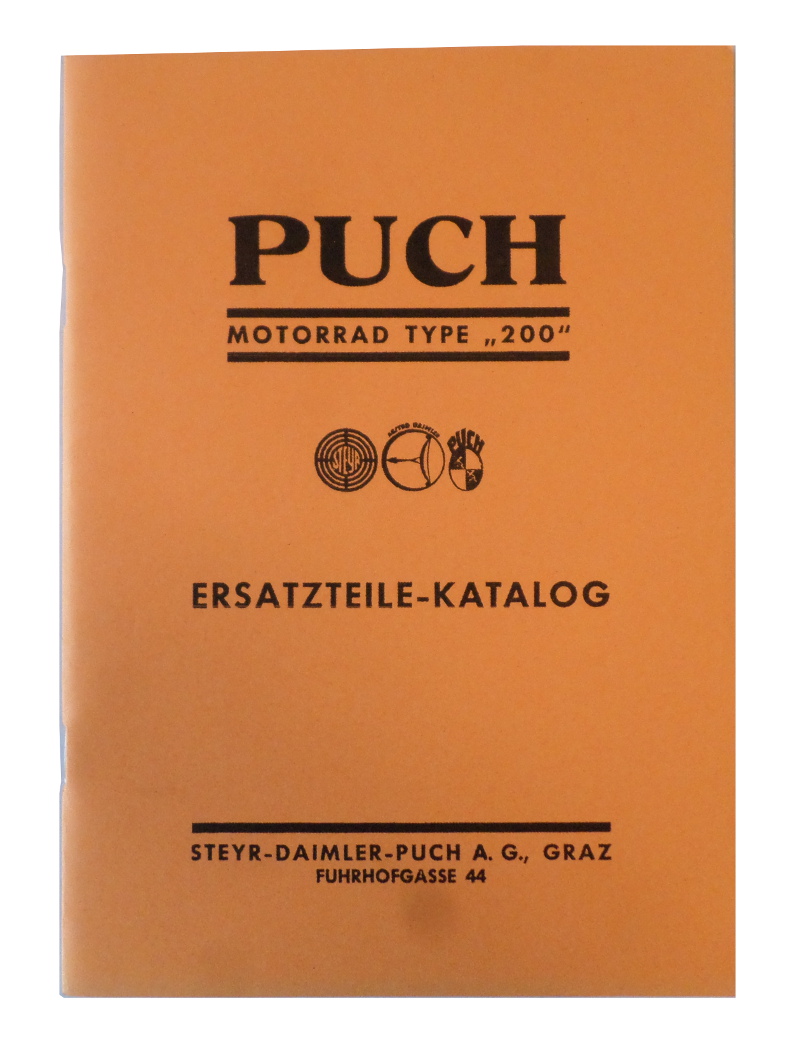 PUCH WIESER: Shop - Shop Ersatzteilbuch Puch 200